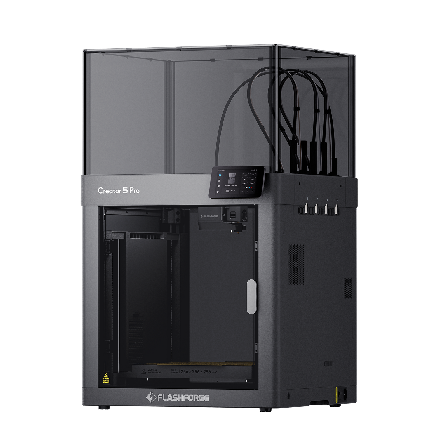 Flashforge Creator 5 Pro 4-Toolheads Enclosed Multi-Color 3D Printer